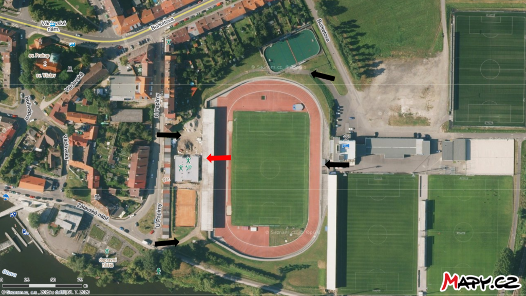 Kde trénujeme | Atletika Písek, z.s.
